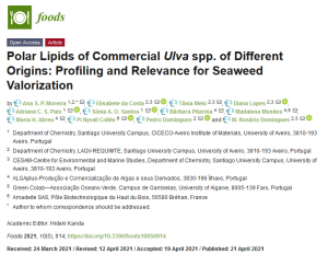GreenCoLab Publications - ORIGINAL Article in Foods