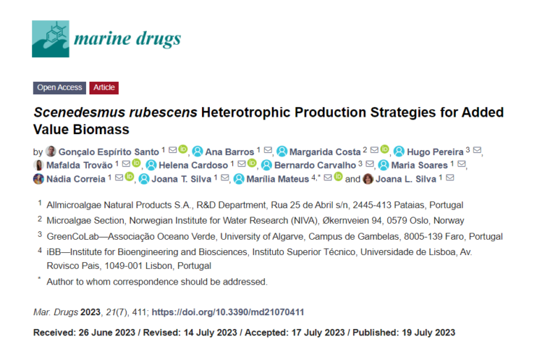 GreenCoLab Publications - Original Article at Marine Drugs