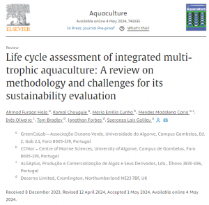 GreenCoLab Publications - Article at Journal of Aquaculture